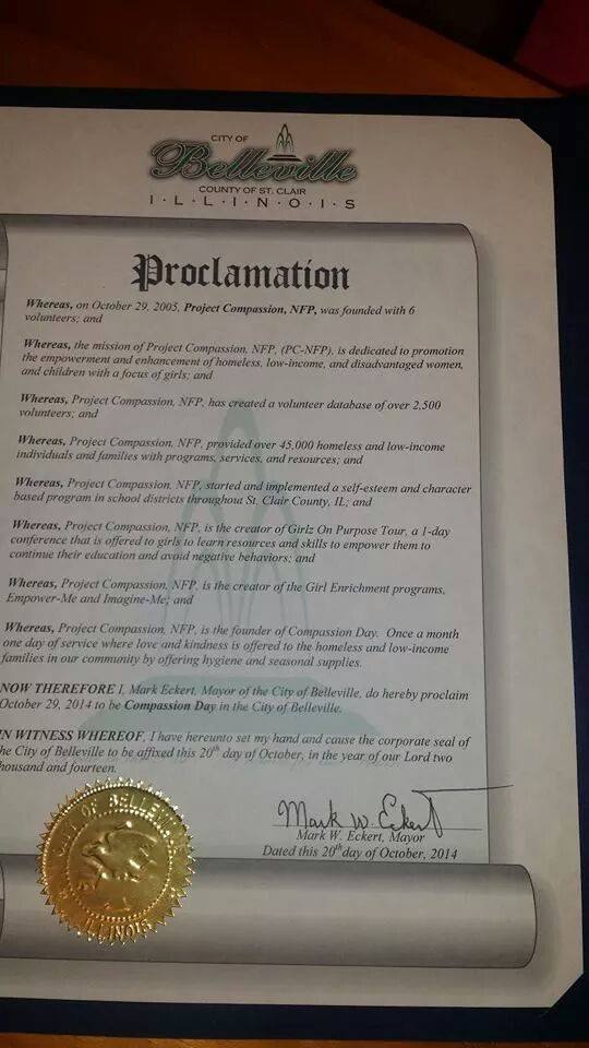 Project Compassion, NFP's History